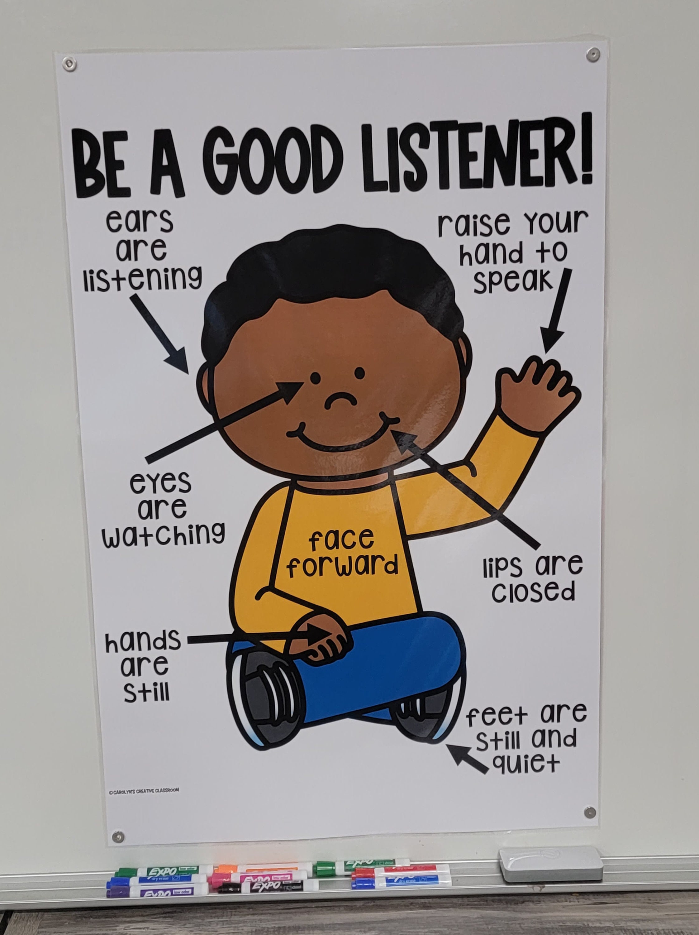 Good Listener Anchor Chart Teaching Friendship With Peanut Butter