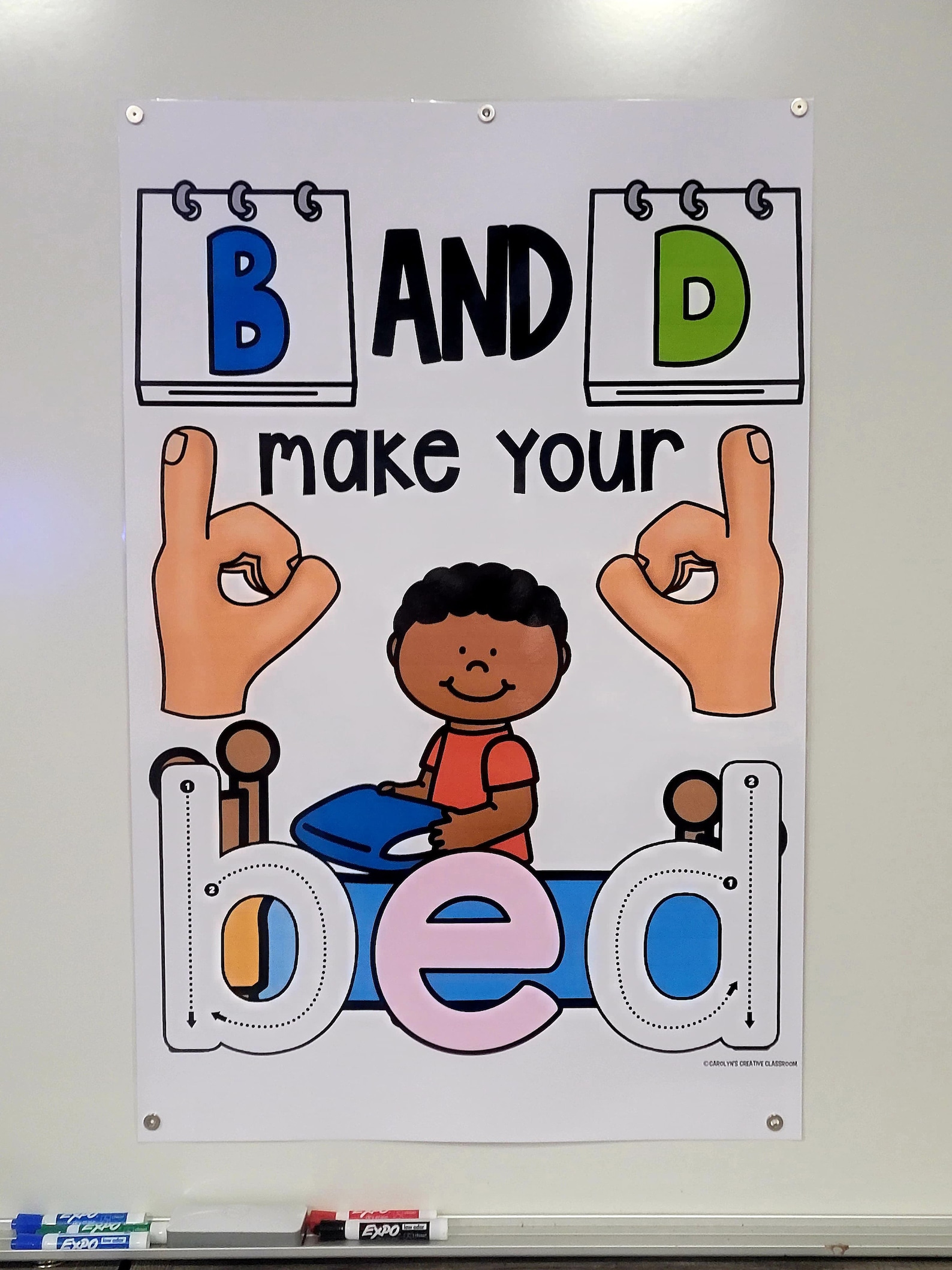 B and D Reversal Anchor Chart [hard Good] Option #1 - Etsy