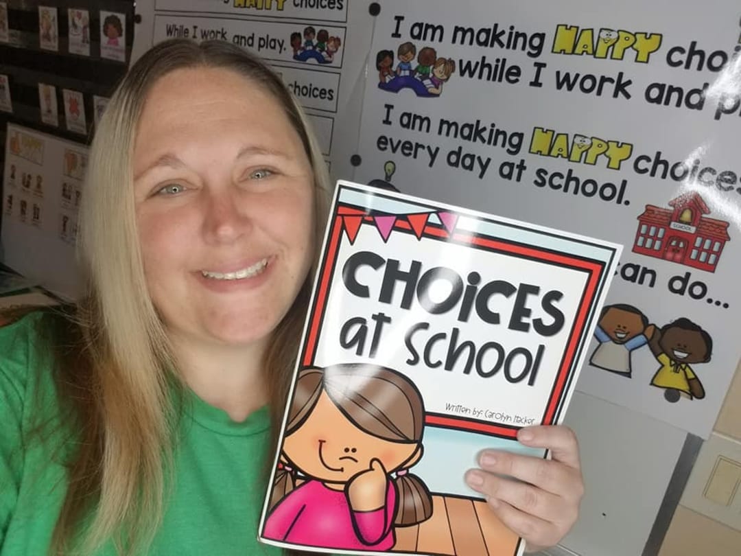 Choices at School Social Story Book - Etsy