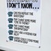 Instead of I Don't Know Anchor Chart [hard Good] - Option 4 - Etsy