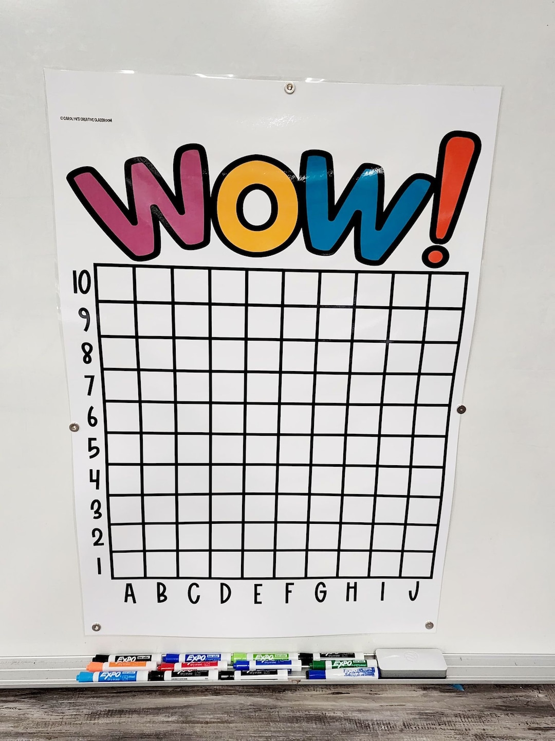 WOW! Board Anchor Chart [hard Good] - Option #4 - Etsy