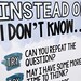 Instead of I Don't Know Anchor Chart hard Good Option 4 - Etsy