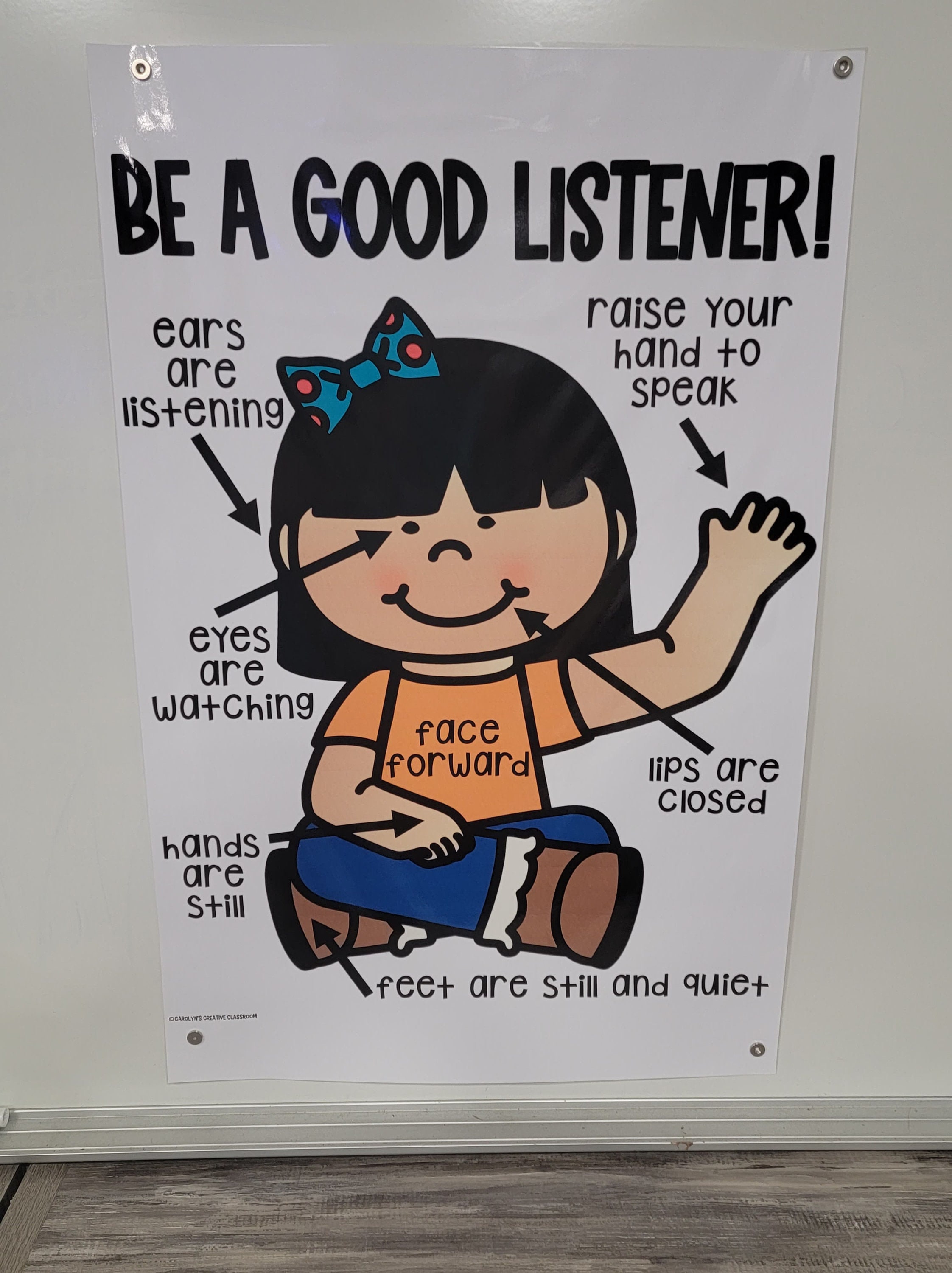 Be a Good Listener Anchor Chart [hard Good] - Etsy