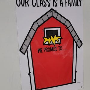 Class Rules and Expectations: We Are a Family Anchor Chart [hard Good ...