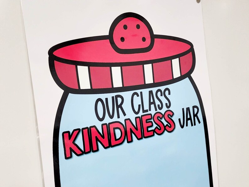 Kindness Jar Anchor Chart [hard Good] - Option 5 - Etsy