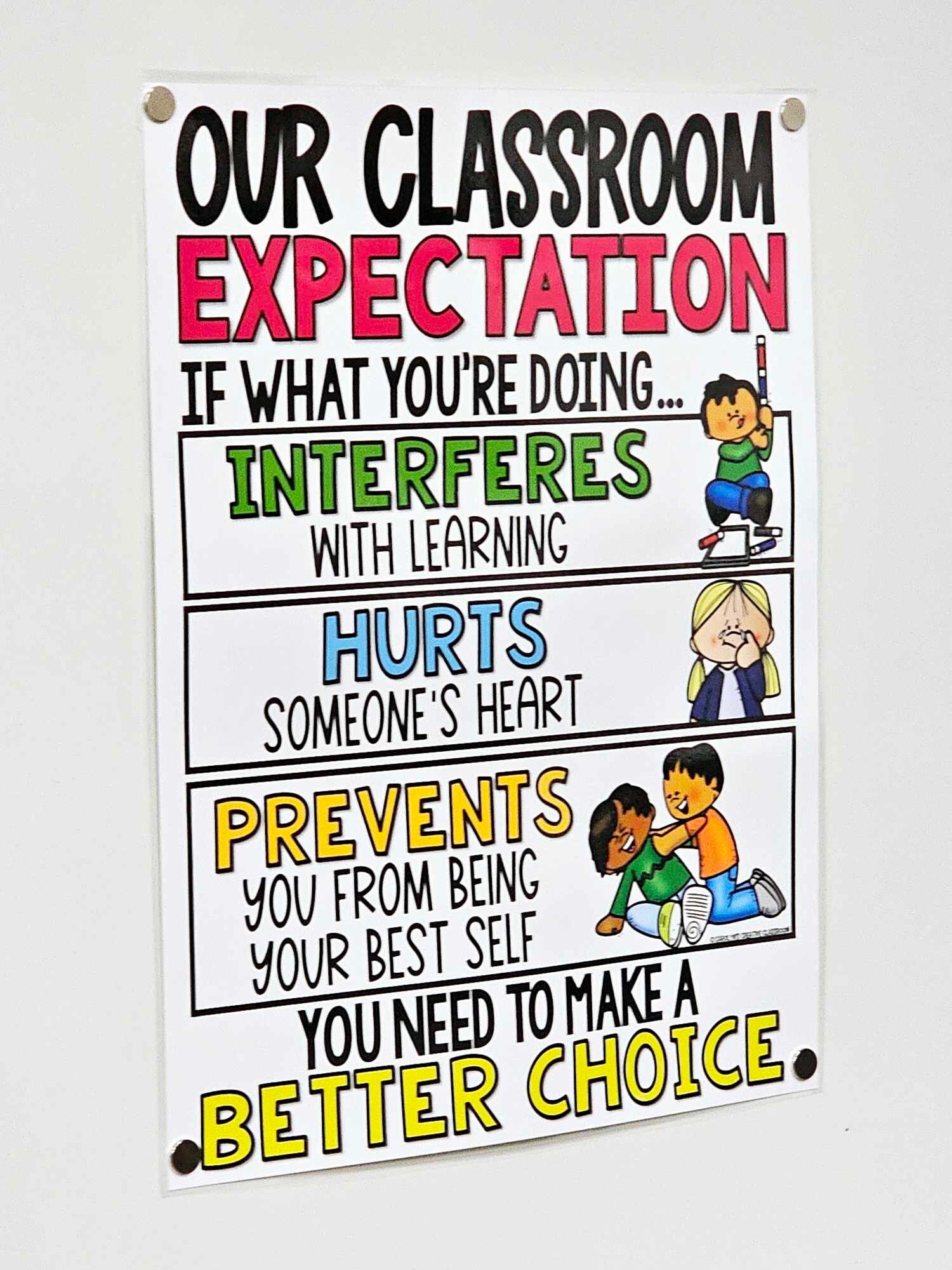 Our Class Expectation Anchor Chart [hard Good] - Version 3 - Etsy