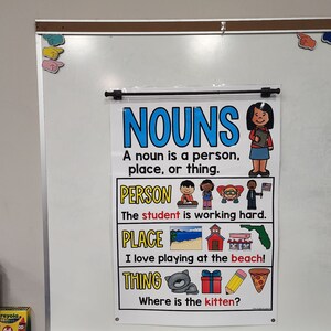 Nouns Anchor Chart [hard Good] - Option #1 - Etsy