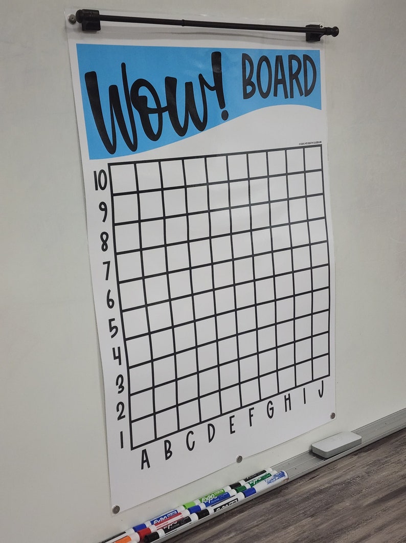 WOW! Board Anchor Chart [hard Good] - Option #1 - Etsy