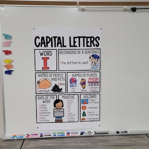 Capital Letters Anchor Chart [hard Good] - Option #1 - Etsy