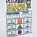 Describing 2D Shapes Anchor Chart [hard Good] - Option 1 - Etsy