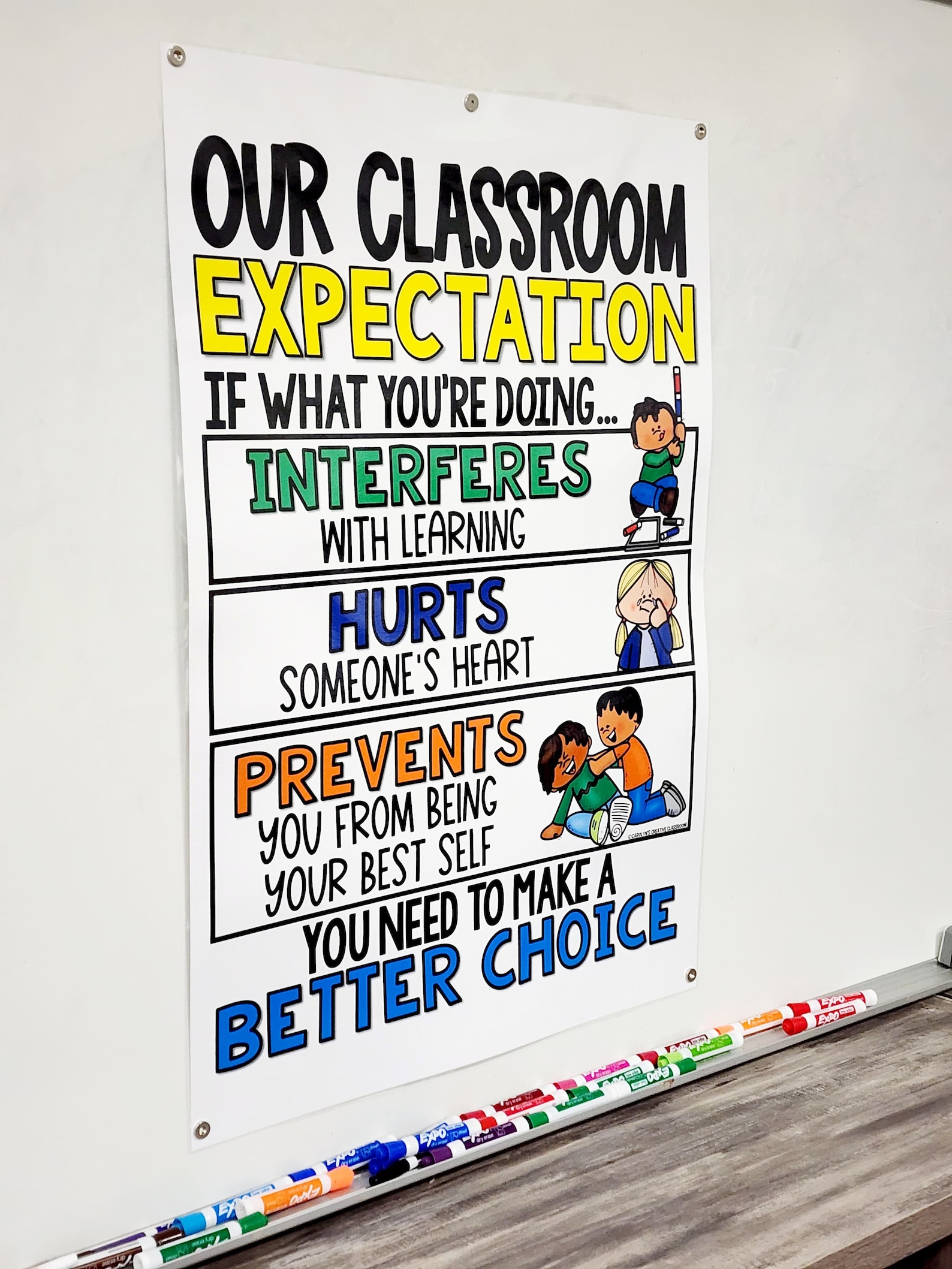 Our Class Expectation Anchor Chart [hard Good] - Version 1 - Etsy