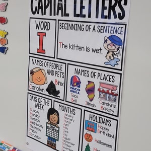 Capital Letters Anchor Chart [hard Good] - Option #1 - Etsy
