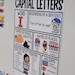 Capital Letters Anchor Chart [hard Good] - Option #1 - Etsy