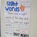 Sight Word Chant Anchor Chart [hard Good] - Etsy