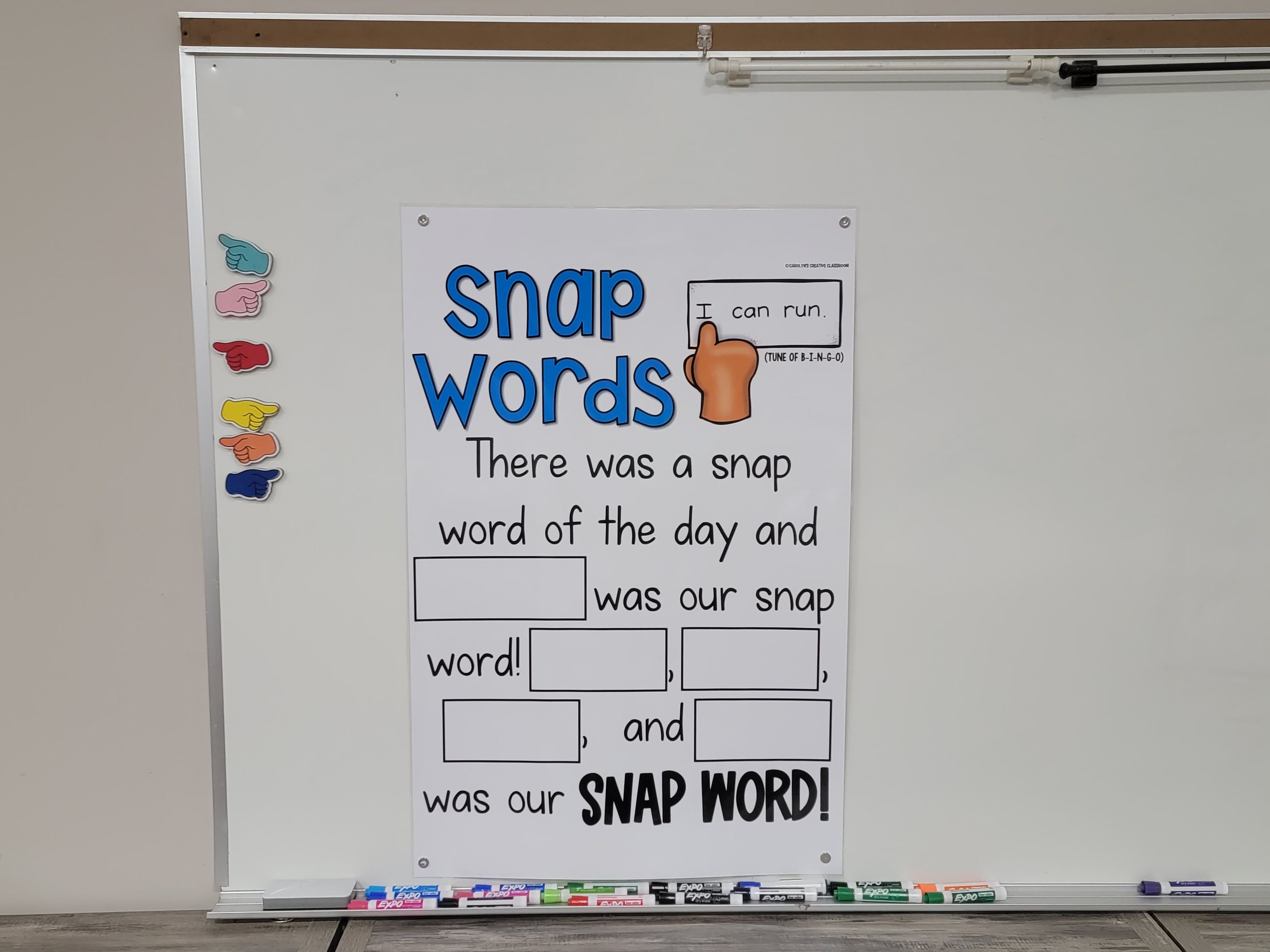 Sight Word Chant Anchor Chart [hard Good] - Etsy