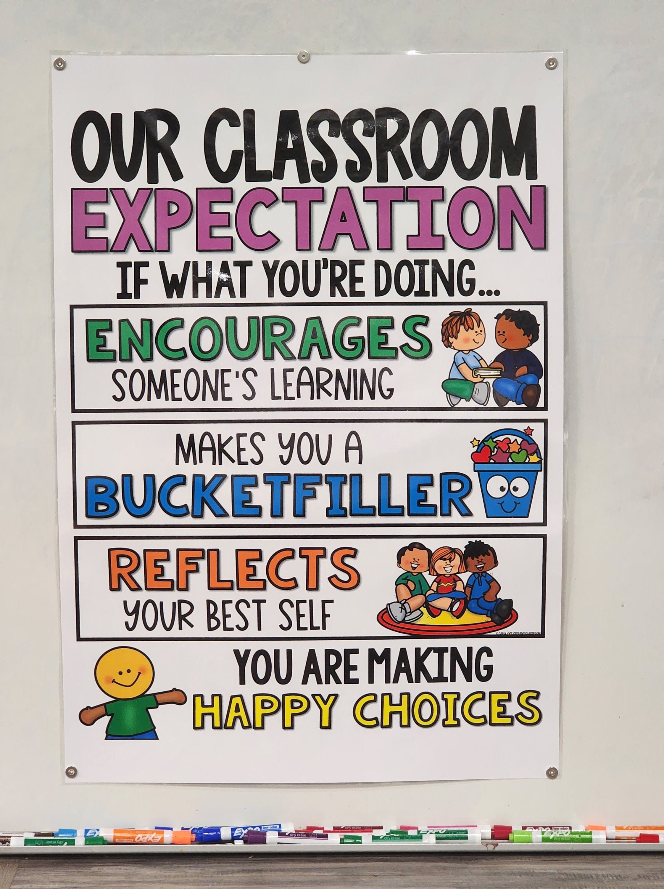 Our Class Expectation Anchor Chart hard Good Version 2 - Etsy
