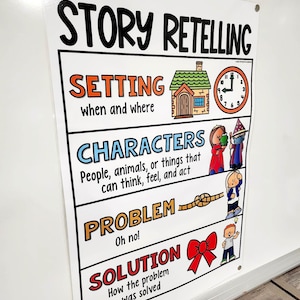 Story Retelling Anchor Chart [hard Good] - Option 2 - Etsy