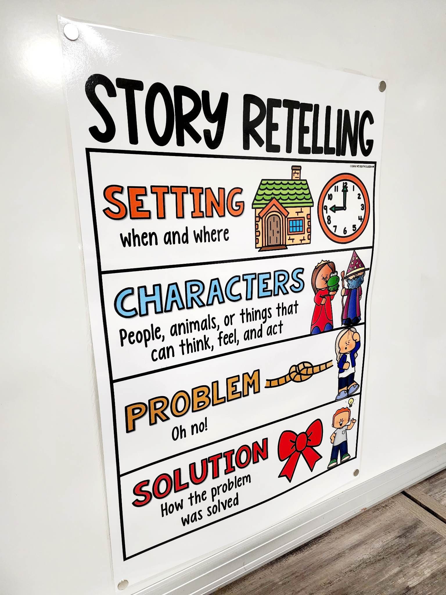 Story Retelling Anchor Chart [hard Good] - Option 2 - Etsy