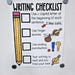 Writing Checklist Anchor Chart [hard Good] - Option #1 - Etsy
