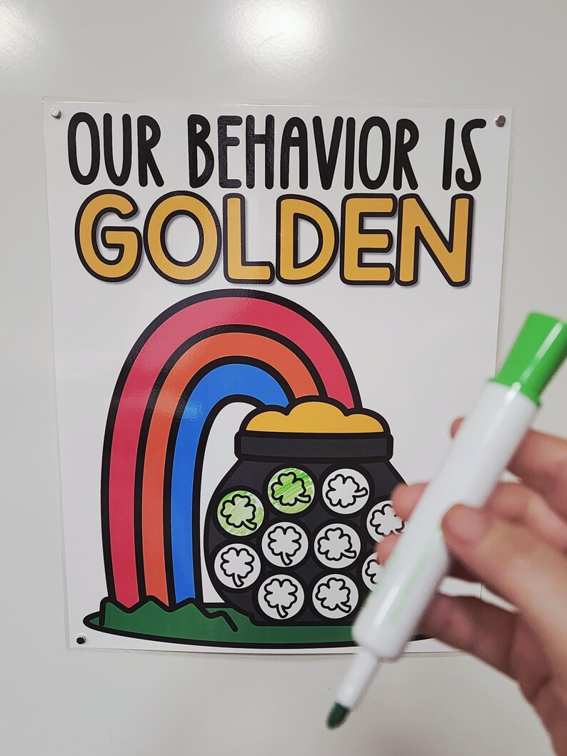 Incentive Anchor Chart [hard Good] - Our Behavior is Golden (color the ...
