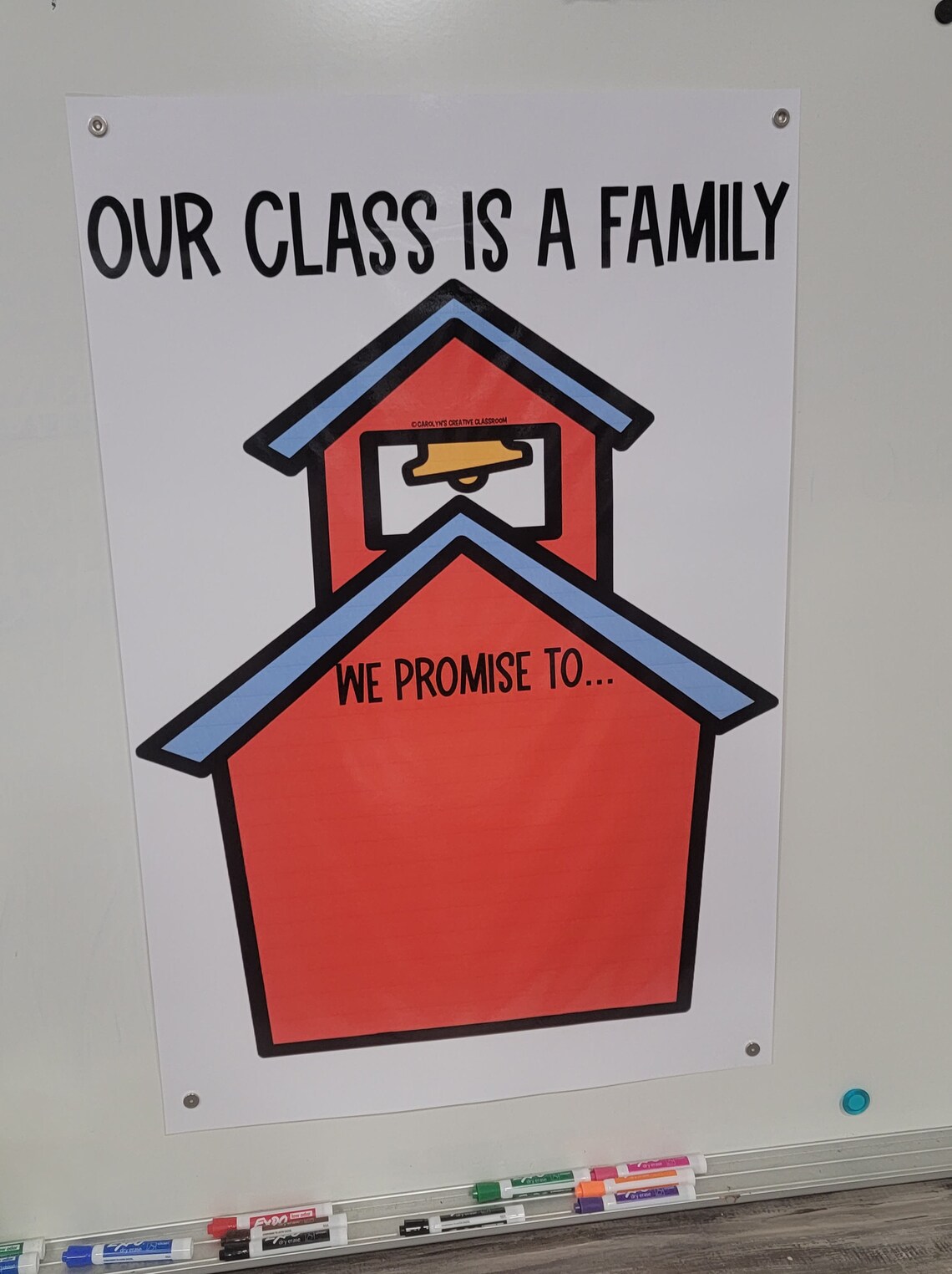 Class Rules and Expectations: We Are a Family Anchor Chart - Etsy