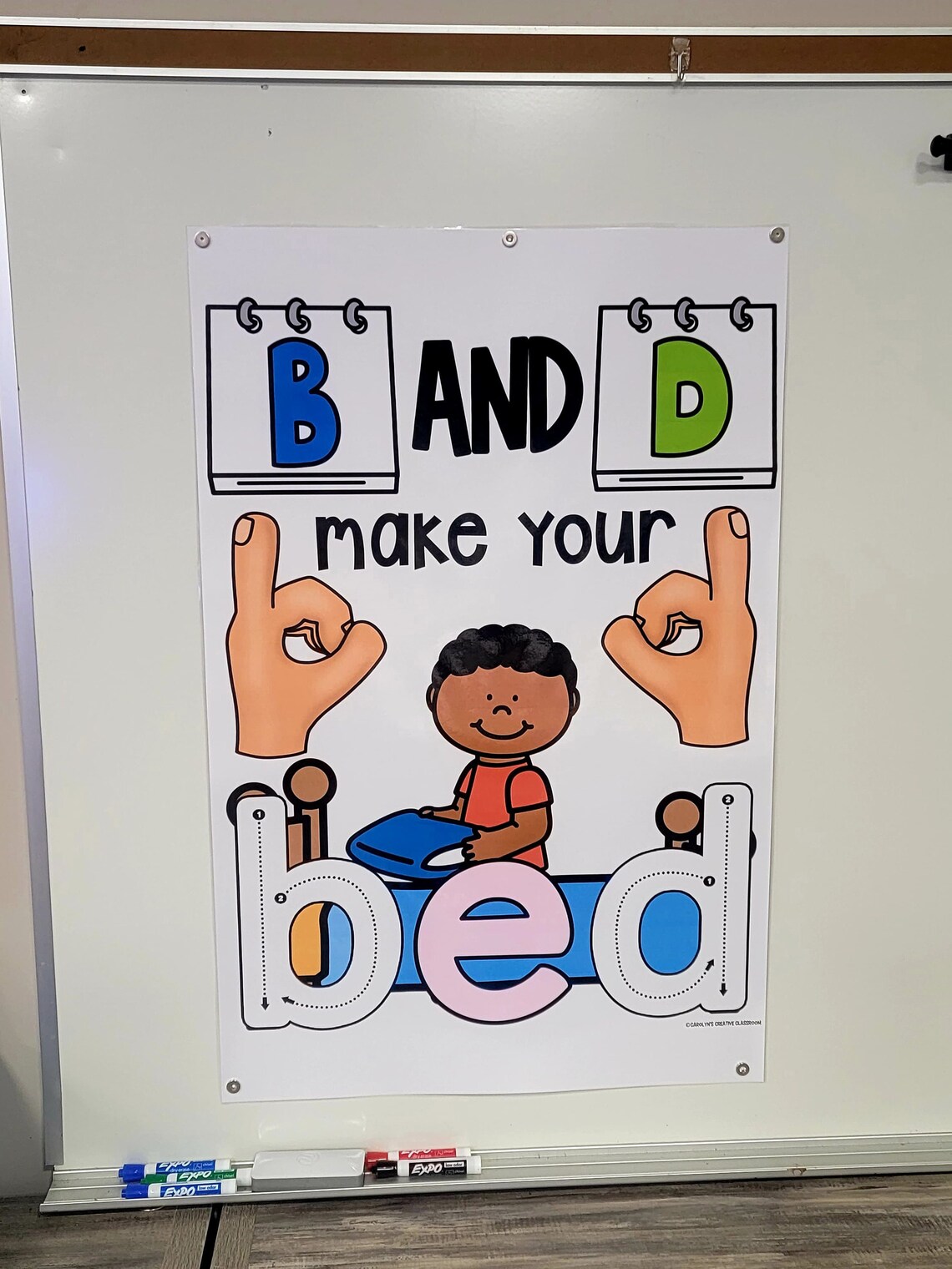 B and D Reversal Anchor Chart [hard Good] Option #1 - Etsy