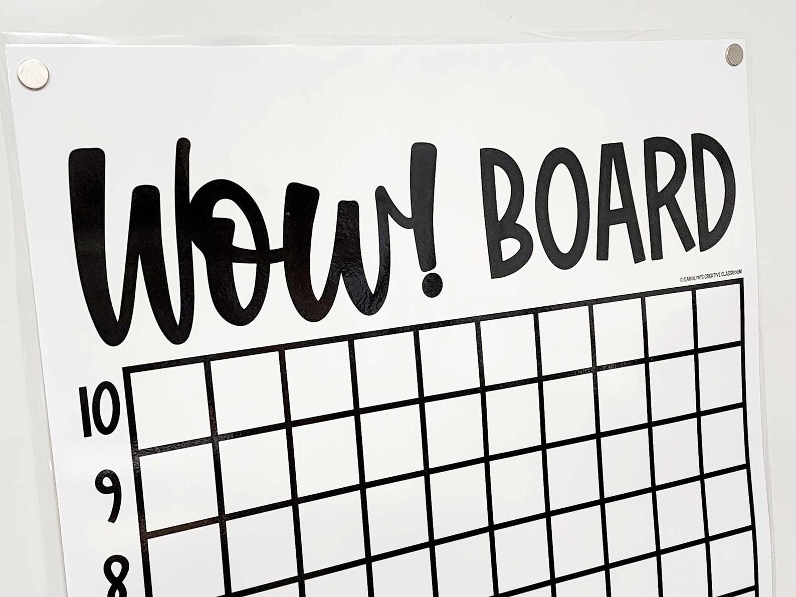 WOW! Board Anchor Chart [hard Good] - Option #8 - Etsy