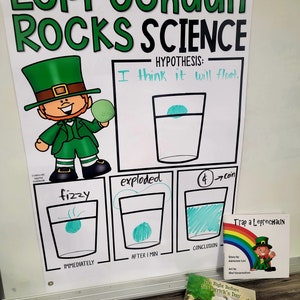 Leprechaun Rocks Experiment Anchor Chart hard Good - Etsy