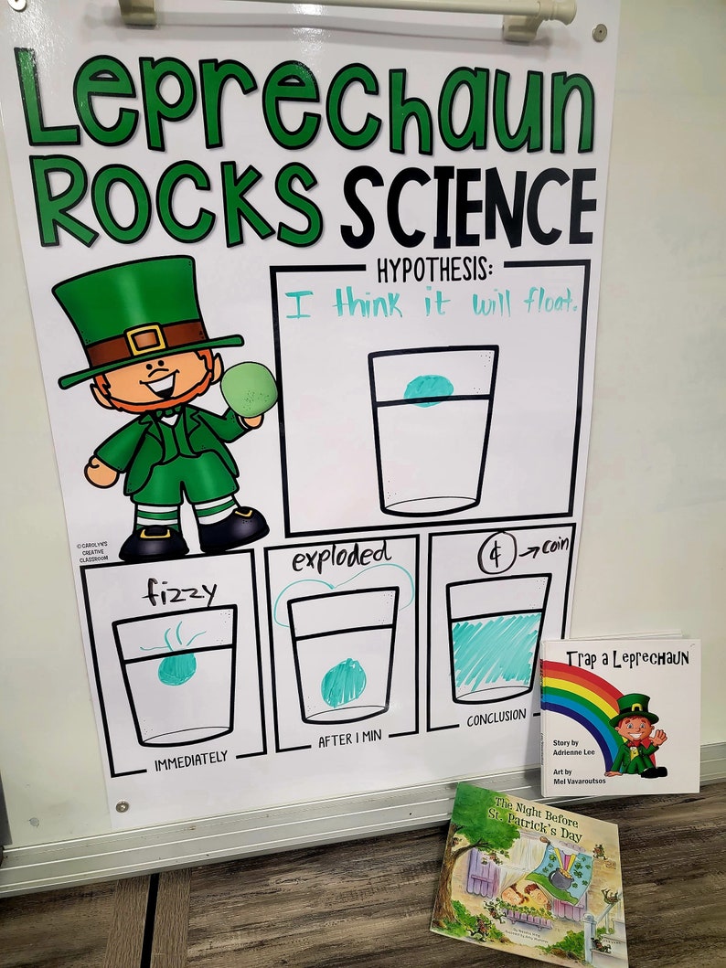 Leprechaun Rocks Experiment Anchor Chart [hard Good] - Etsy