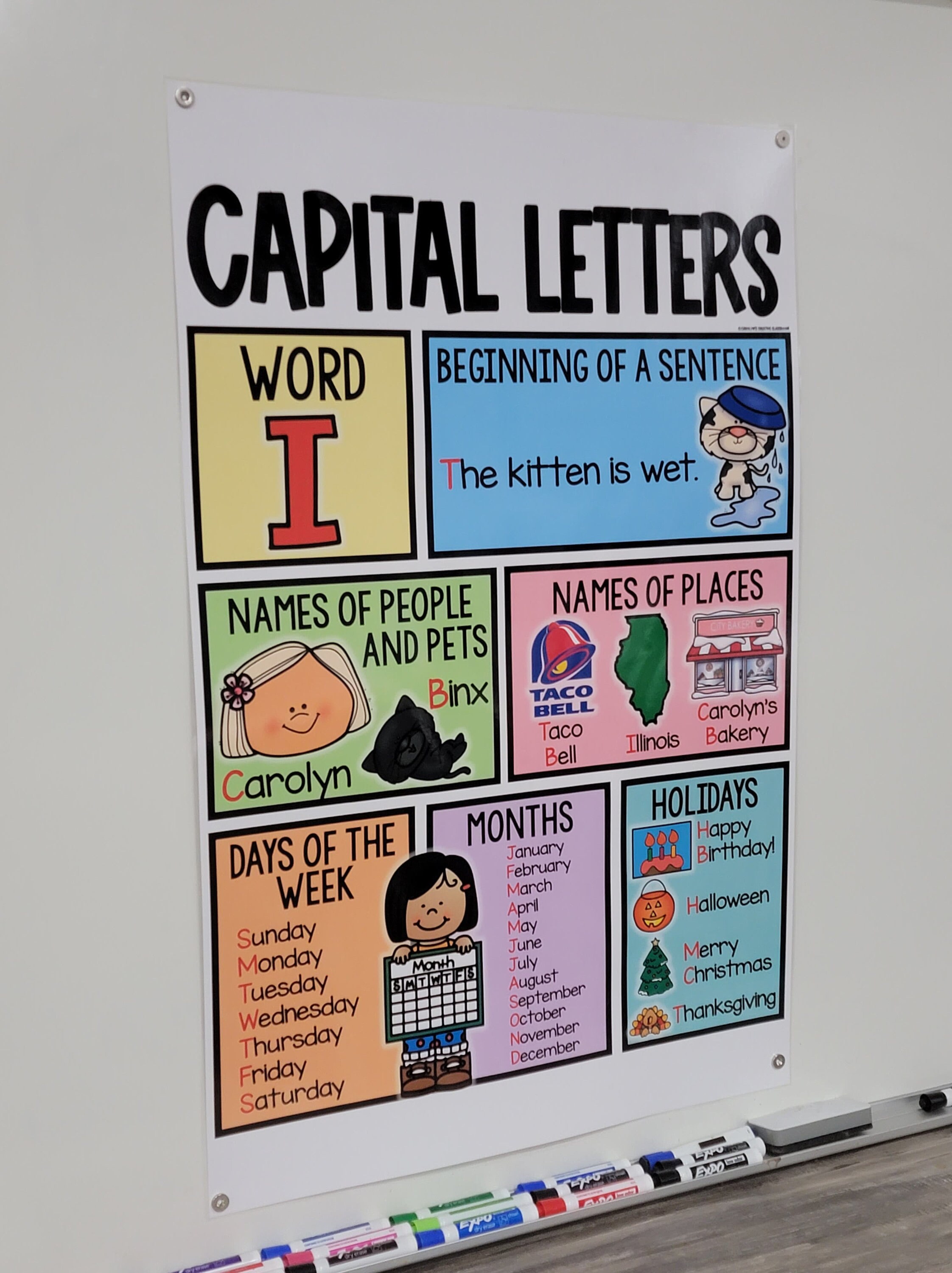Capital Letters Anchor Chart [hard Good] - Option #2 - Etsy