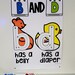 B and D Reversal Anchor Chart hard Good Option 2 - Etsy