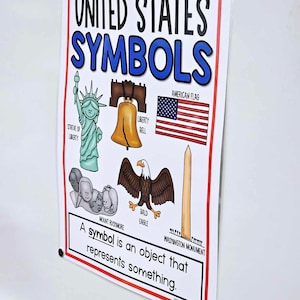 United States Symbols Anchor Chart [hard Good] - Option #1 - Etsy