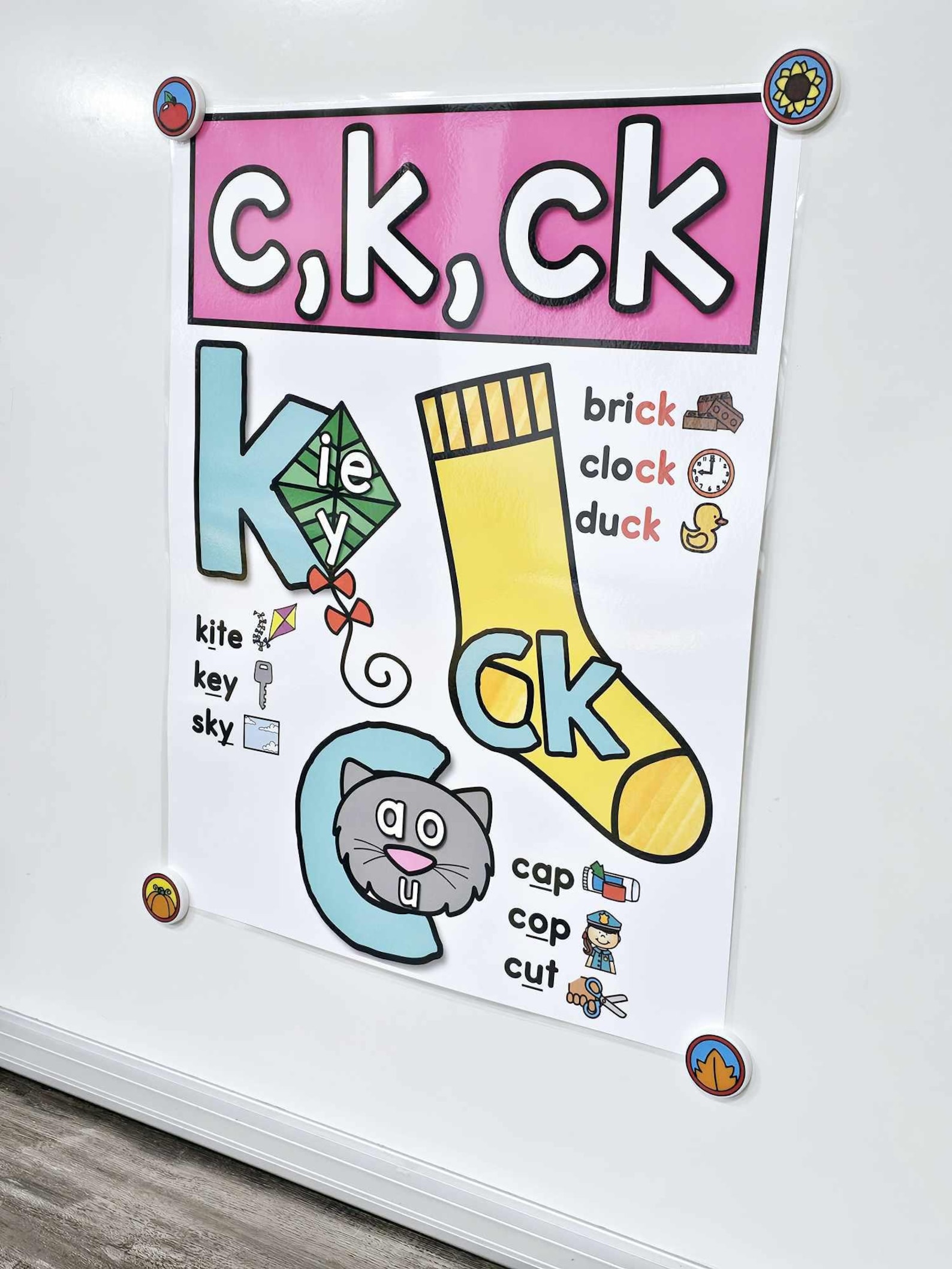 C, K, & CK Spelling /k/ Anchor Chart [hard Good] - Option #3 - Etsy