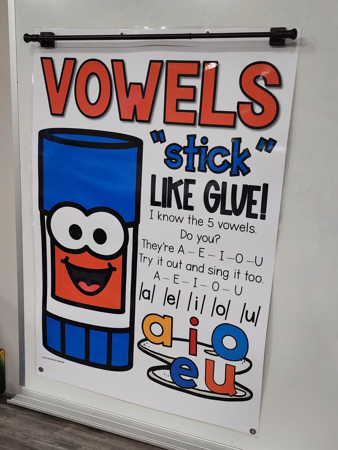 Vowel Glue Anchor Chart [hard Good] - Option 1 - Etsy