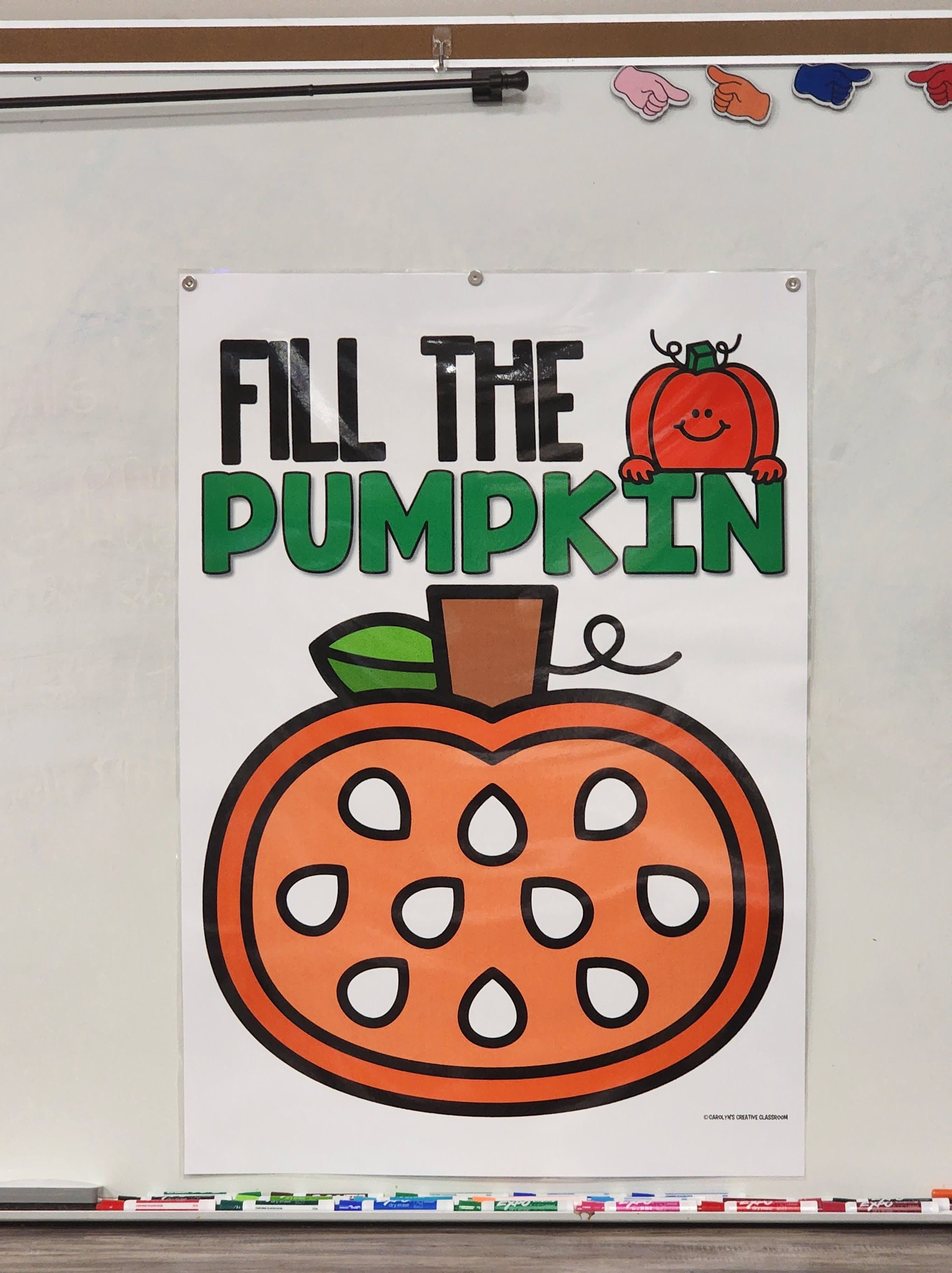 Incentive Anchor Chart hard Good Fill the Pumpkin - Etsy