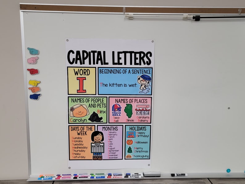 Capital Letters Anchor Chart [hard Good] - Option #2 - Etsy