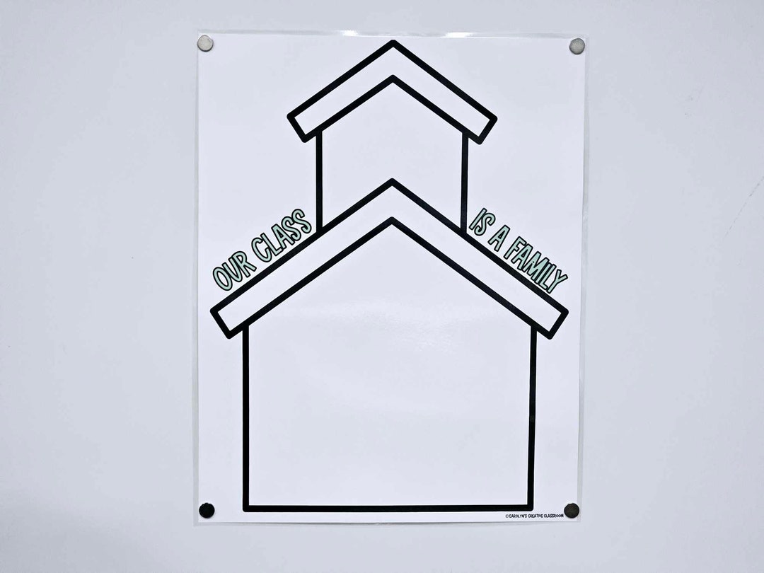 Our Class is a Family Anchor Chart [hard Good] - Option #1 - Etsy