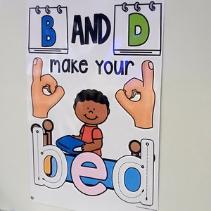 B and D Reversal Anchor Chart [hard Good] Option #1 - Etsy