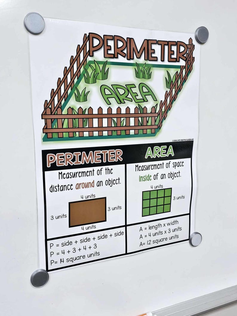 Area and Perimeter [hard Good] - Option 2 - Etsy