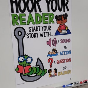 Hook Your Reader Anchor Chart [hard Good] - Etsy
