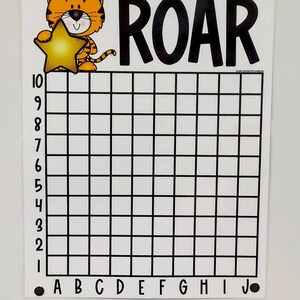 ROAR Anchor Chart [hard Good] - Tiger Option 1 - Etsy