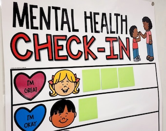 Mental Health Check-in Anchor Chart/poster - Etsy