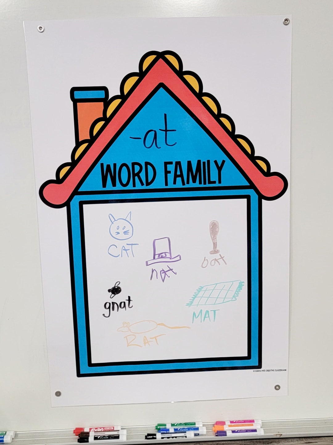 Gráfico ancla de Word Family House Difícilmente bueno - Etsy España