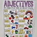 Nouns, Verbs, and Adjectives Anchor Chart [hard Good] - BUNDLE 1 - Etsy