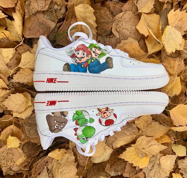 Mario Bros, Super Mario Personalized Shoe - Etsy