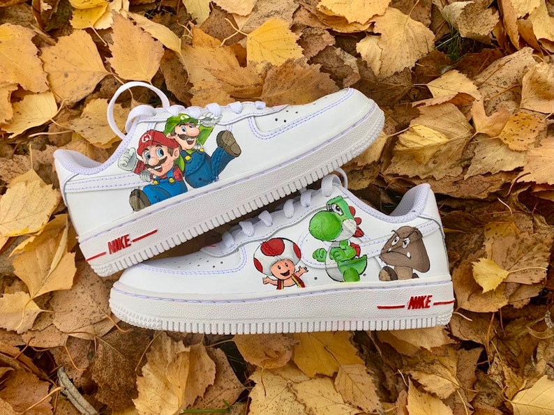 Mario Bros, Super Mario Personalized Shoe - Etsy
