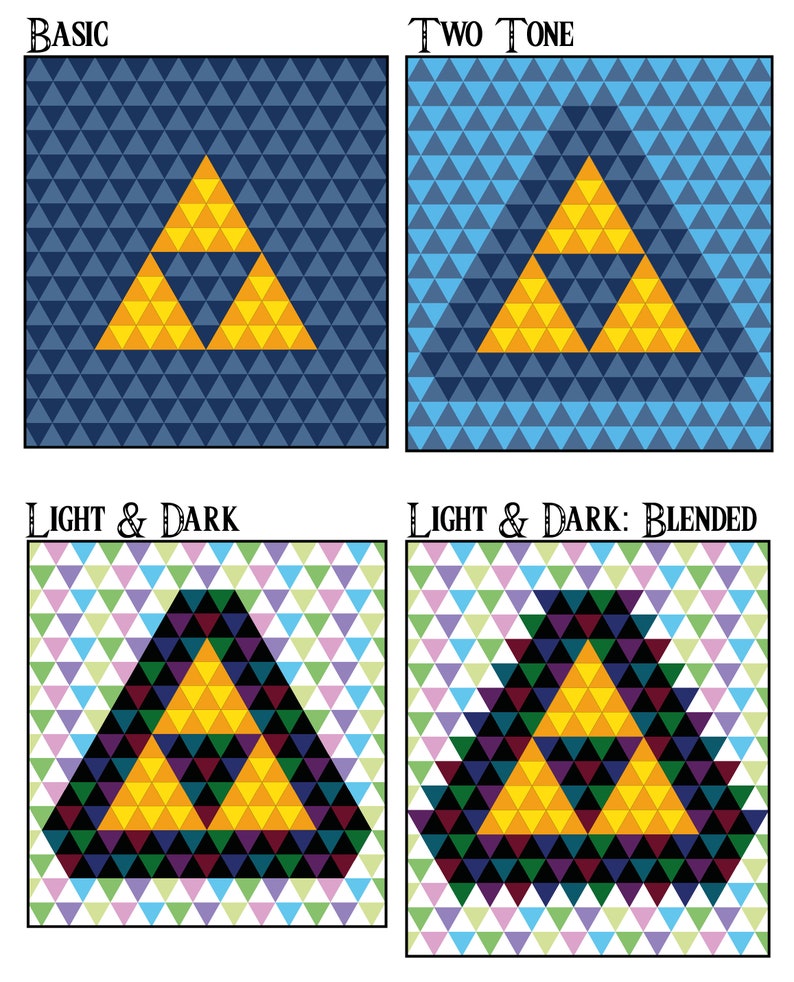 Triforce Quilt Pattern - Etsy