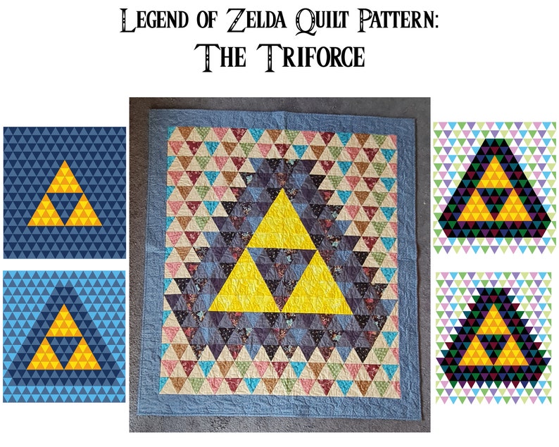 Triforce Quilt Pattern - Etsy