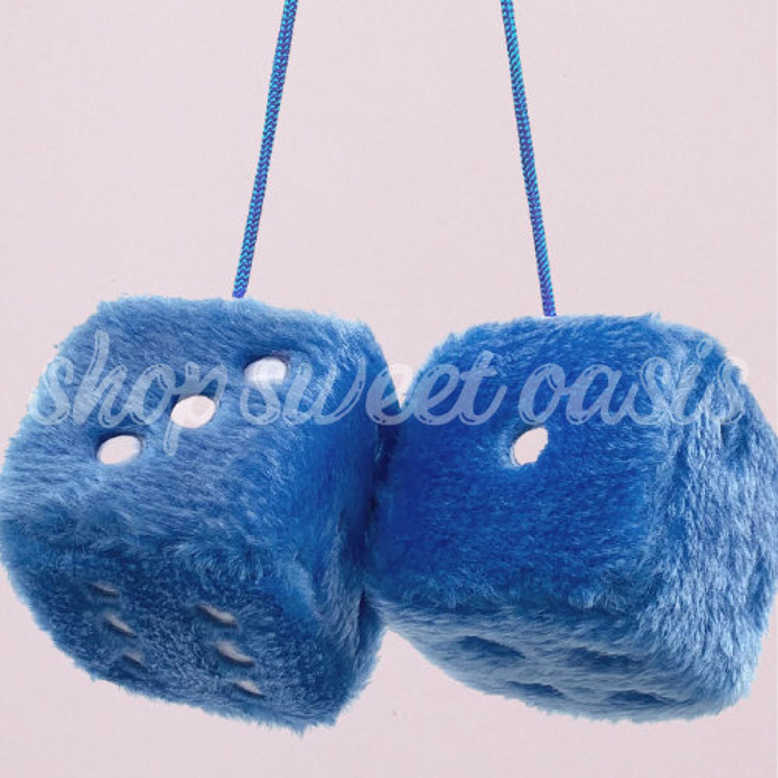 Retro Fluffy Cute Dice for Car Rearview Mirror Hanging Dice - Etsy