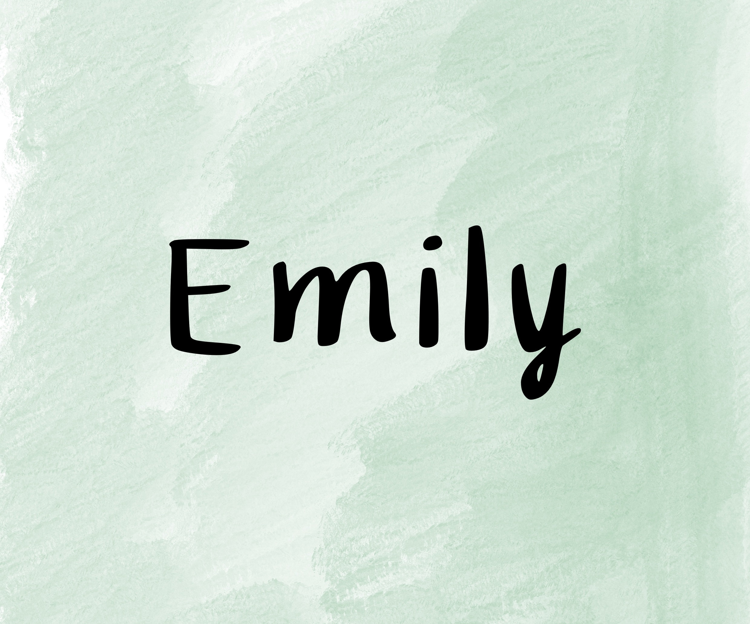 Emily Regular Font Hand Lettering Font Procreate L Font Cricut Font ...